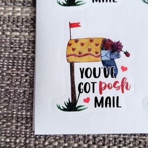 Posh | Office | 0 Youve Got Posh Mail Stickers For Packages | Poshmark